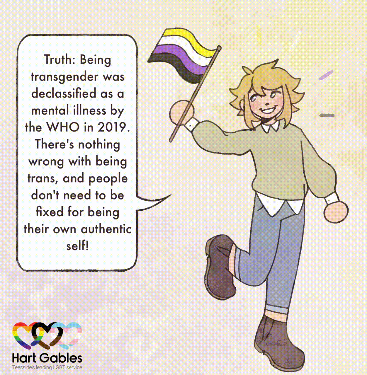 Trans Day of Visibility 2021 - Hart Gables